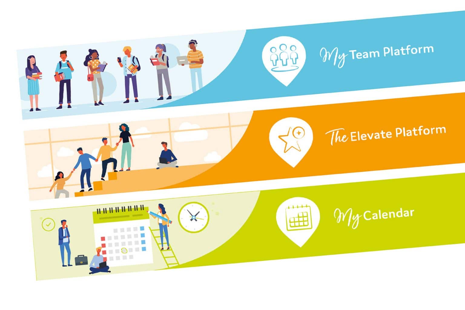 Four Seasons Health Care logo design - Maclaren Jones Design